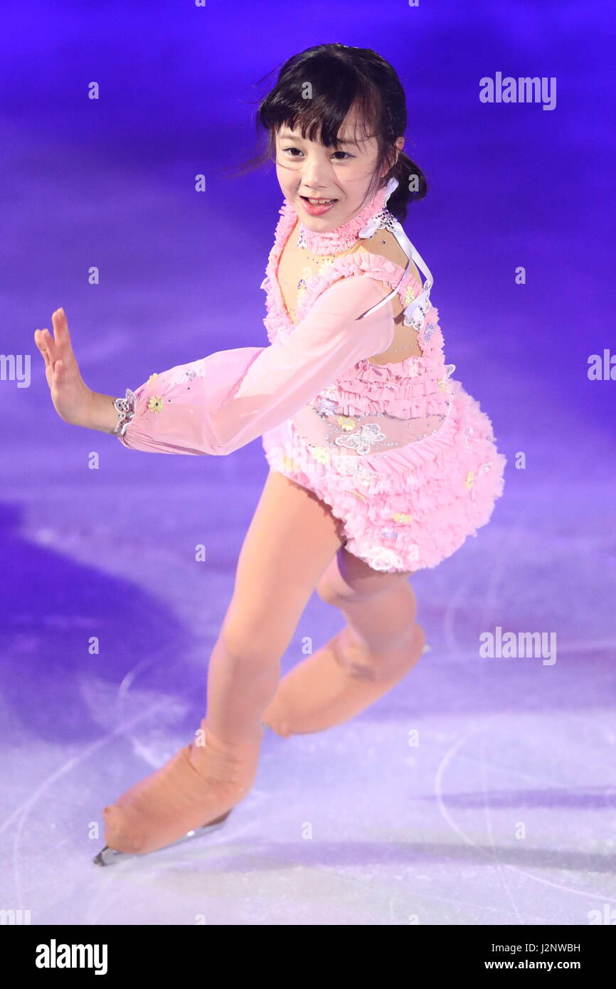 Kanagawa, Japan. 29th Apr, 2017. Sara Honda Figure Skating : Prince Ice ...