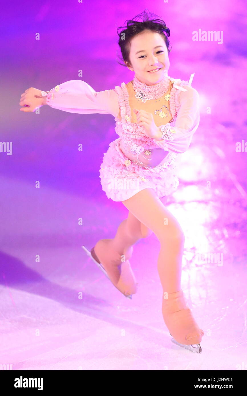 Kanagawa, Japan. 29th Apr, 2017. Sara Honda Figure Skating : Prince Ice ...