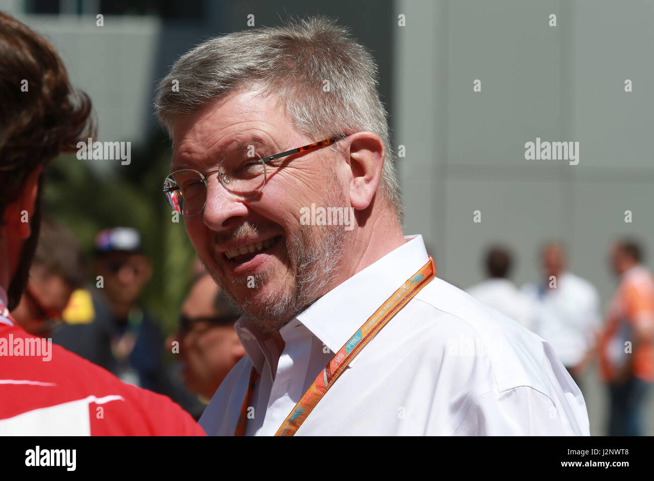 Sotschi, Russia. 29th Apr, 2017. Ross Brawn (GBR, Mercedes AMG Petronas ...