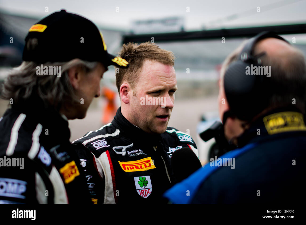 Corby, Northamptonshire, UK. 30th April, 2017. British GT racing ...