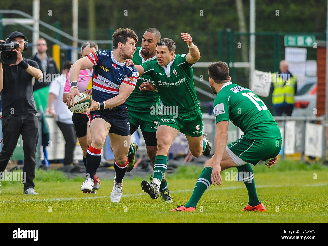 Doncaster, UK. 30th Apr, 2017. Doncaster Knights replacement forward ...