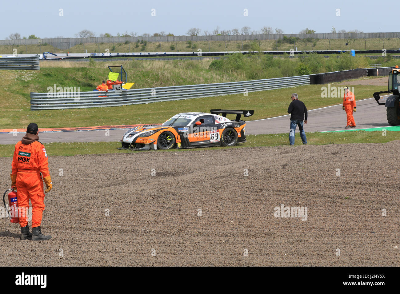 Rockingham, United Kingdom. 30th Apr, 2017. Century Motorsport Car 69 ...