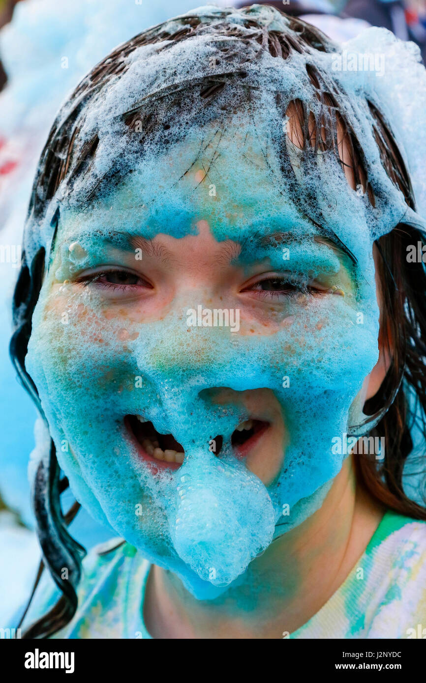 Glasgow, UK. 30th Apr, 2017. Glasgow's Bellahouston Park was ...