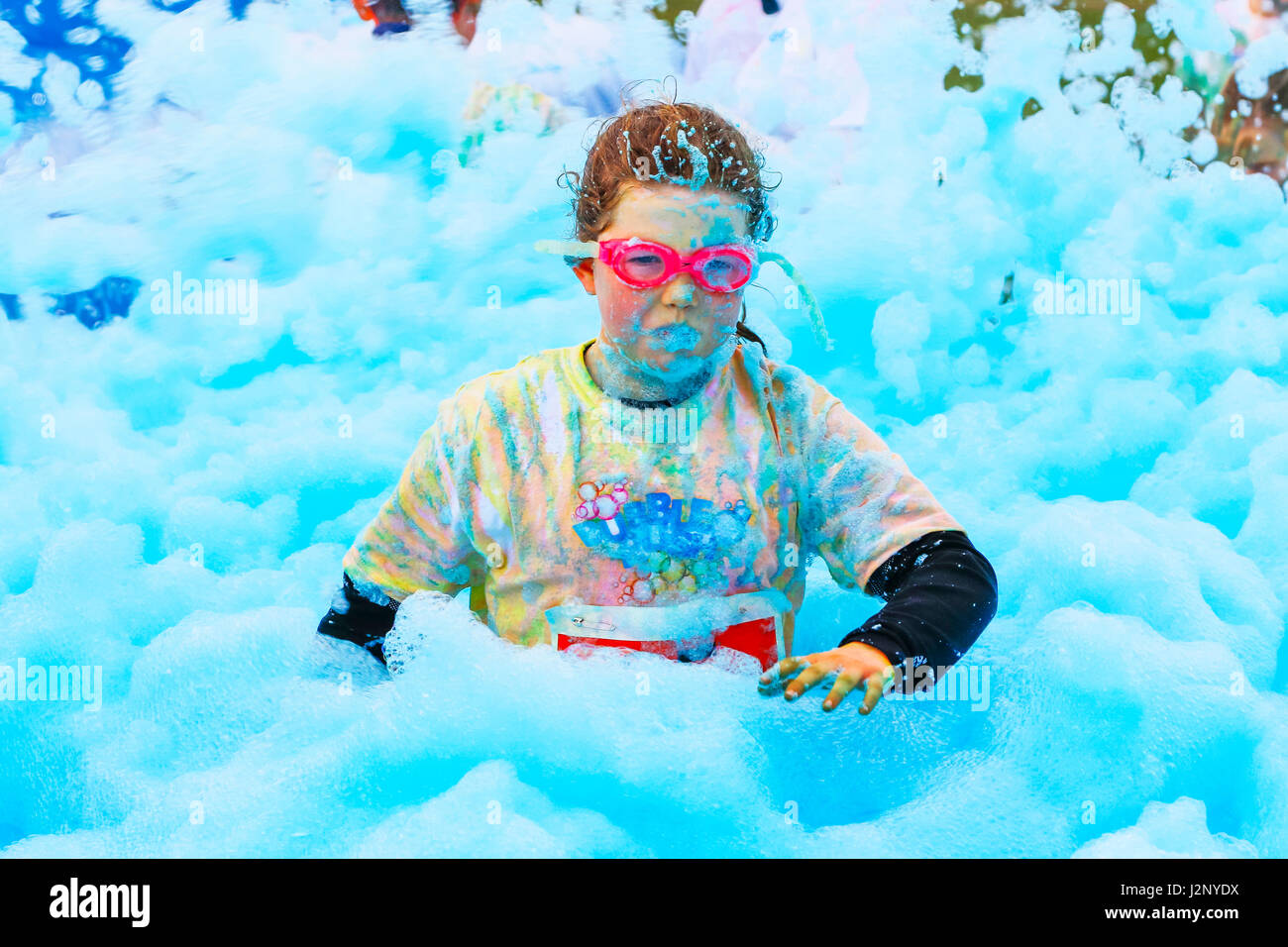 Glasgow, UK. 30th Apr, 2017. Glasgow's Bellahouston Park was ...