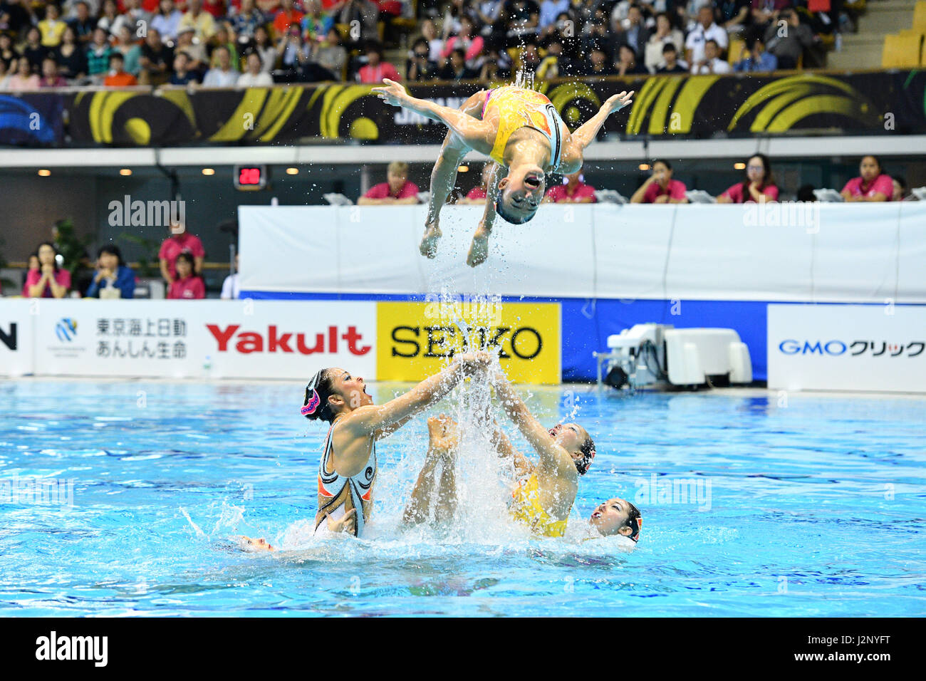 Tokyo, Japan. 30th Apr, 2017. Japan team group (JPN) Synchronized ...