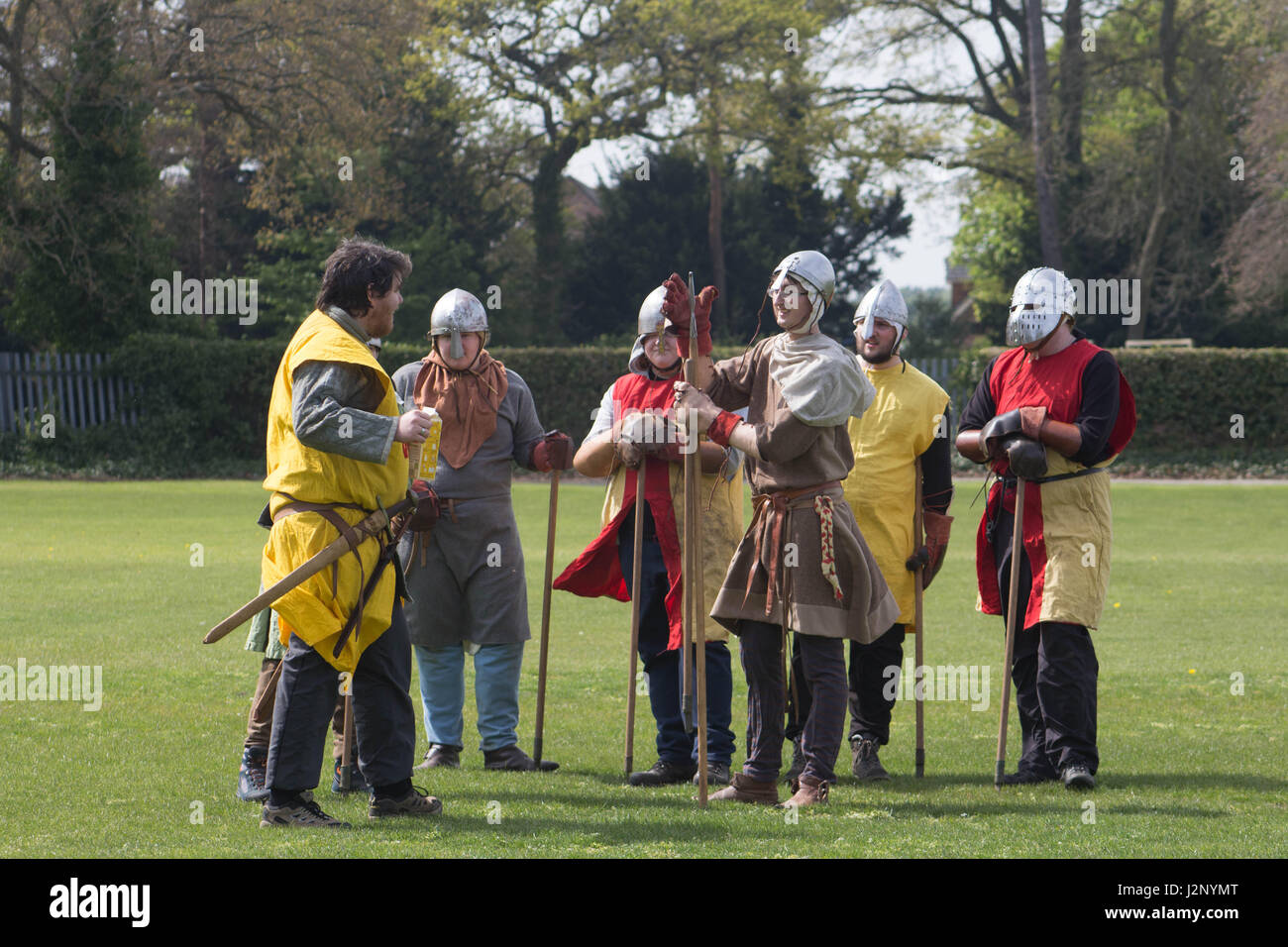 Cottingham, UK. 30th Apr, 2017. Hull University Reenactment Society ...