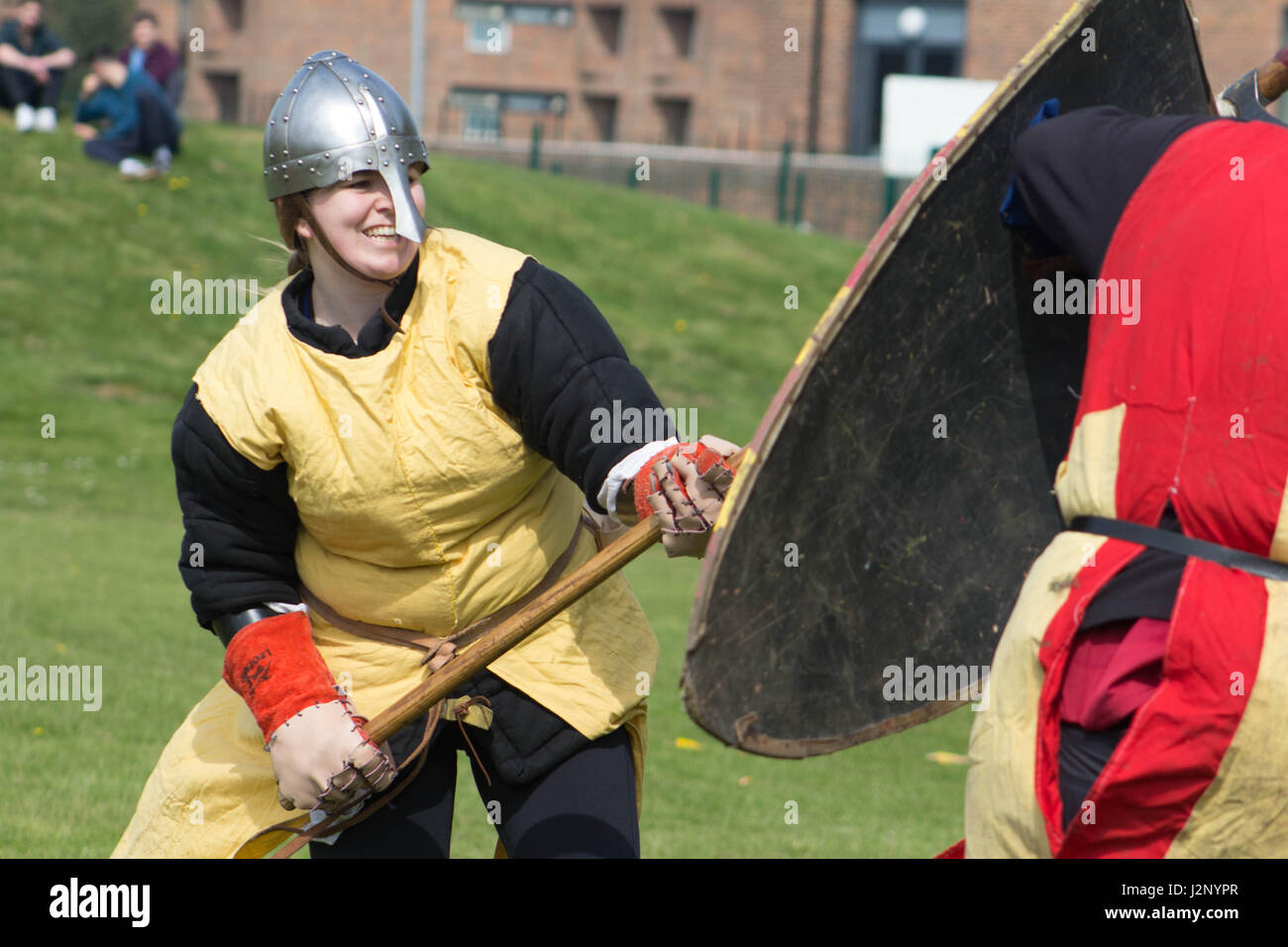 Cottingham, UK. 30th Apr, 2017. Hull University Reenactment Society ...