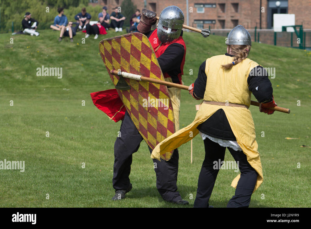 Cottingham, UK. 30th Apr, 2017. Hull University Reenactment Society ...