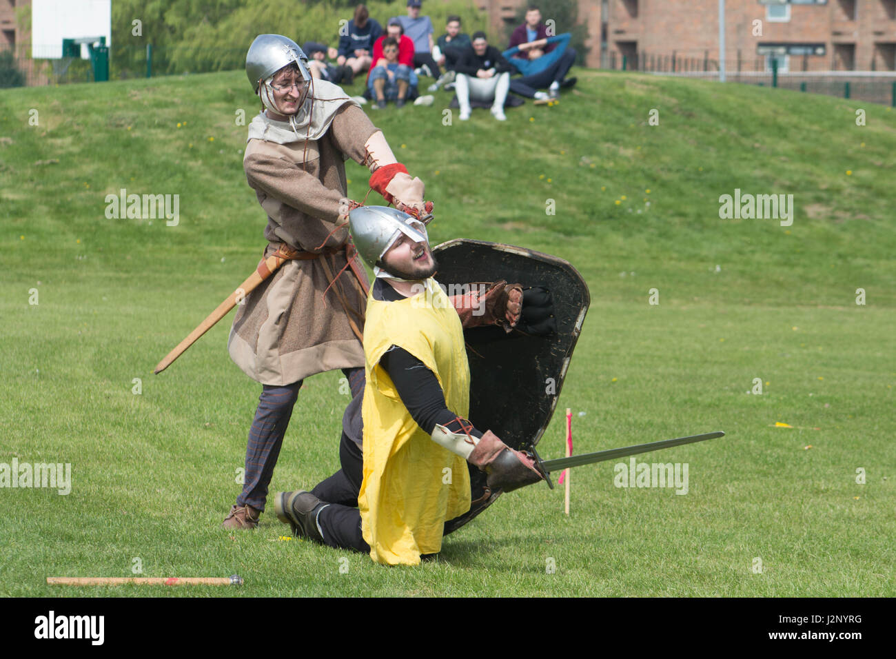 Cottingham, UK. 30th Apr, 2017. Hull University Reenactment Society ...
