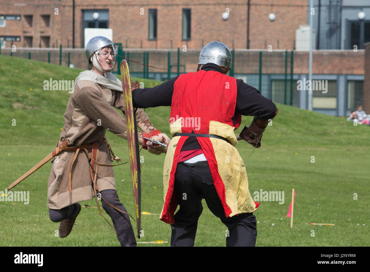 Cottingham, UK. 30th Apr, 2017. Hull University Reenactment Society ...