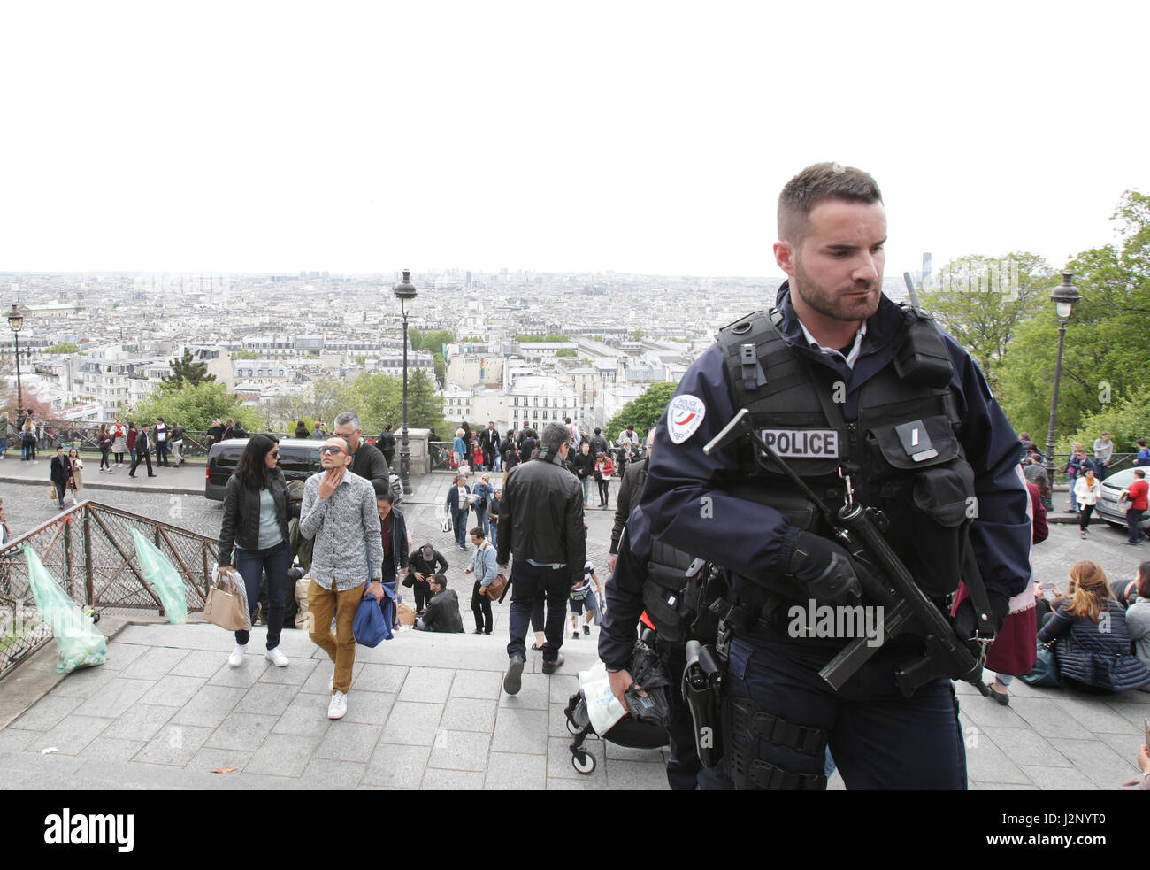 Police in paris patrol hi-res stock photography and images - Alamy