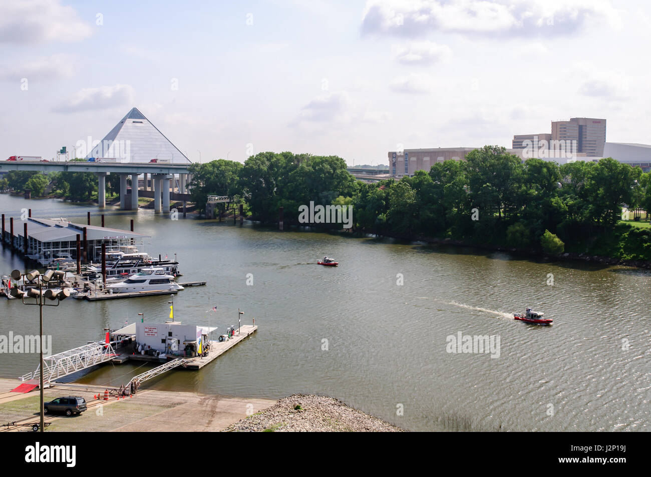 Mud Island Marina in Memphis, Tennessee Stock Photo - Alamy