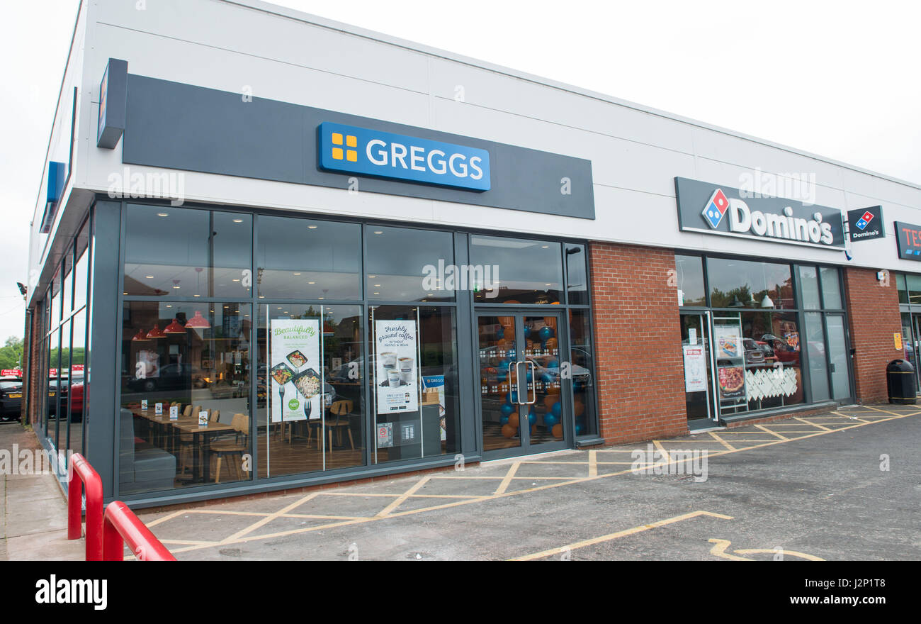 Motherwell Greggs store opening, Deputy Lieutenant and shop manager ...