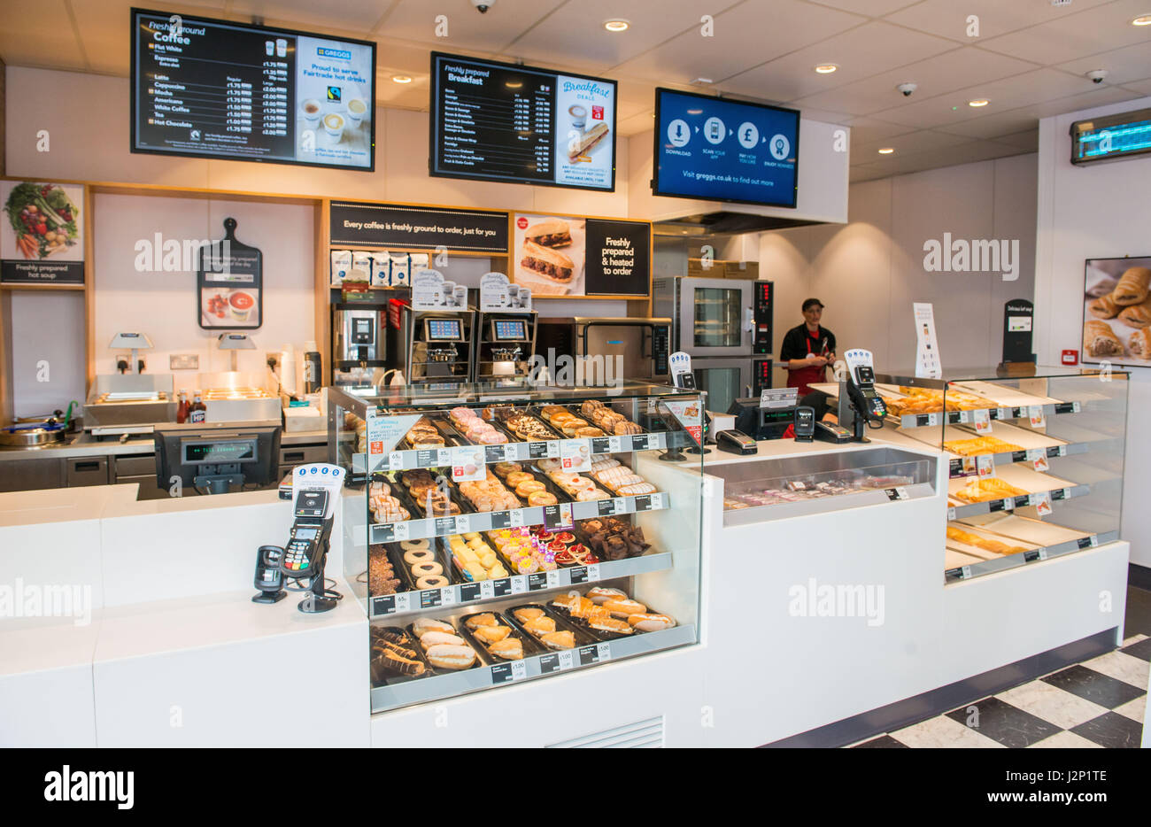 Greggs baker shop hi-res stock photography and images - Alamy