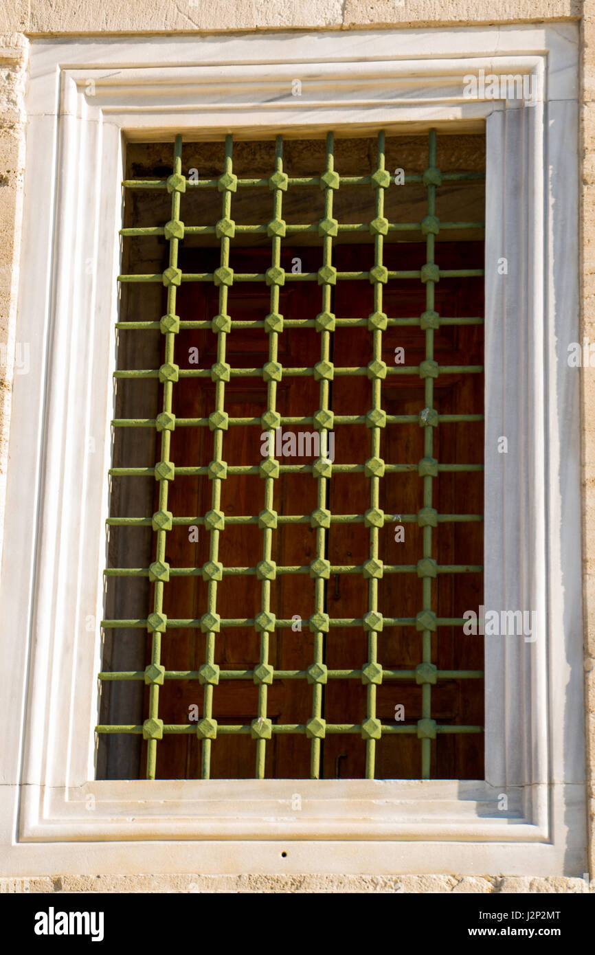 Old window Architecture from the Ottoman times In Istanbul Stock Photo ...