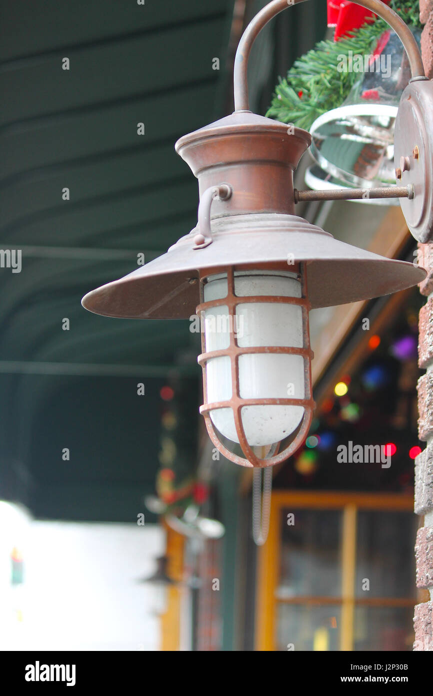 Beautiful Rustic Lantern Exterior Stock Photo - Alamy
