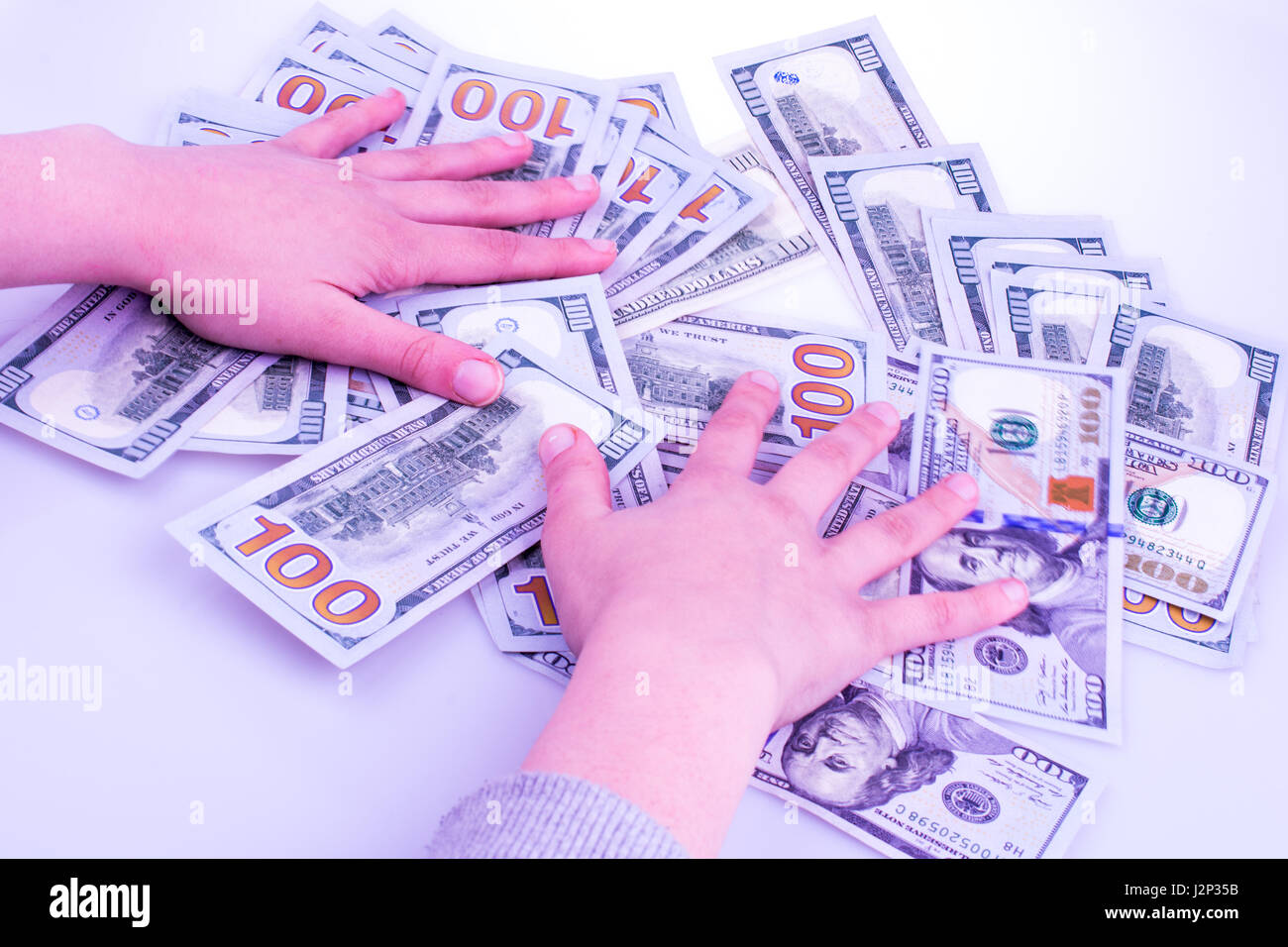 Human hand holding American dollar bill as money isolated on white ...