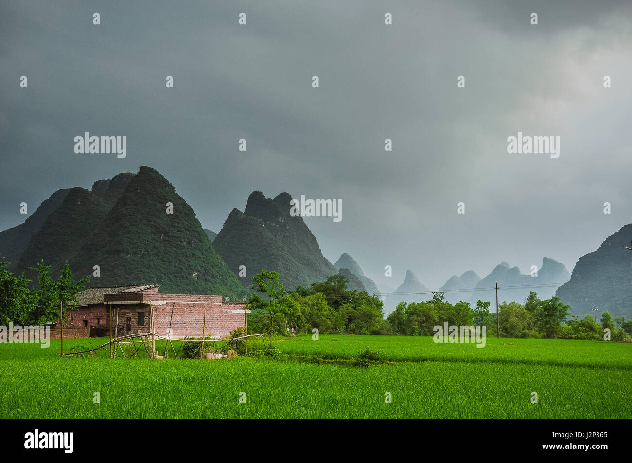 Beautiful countryside scenery in summer Stock Photo - Alamy