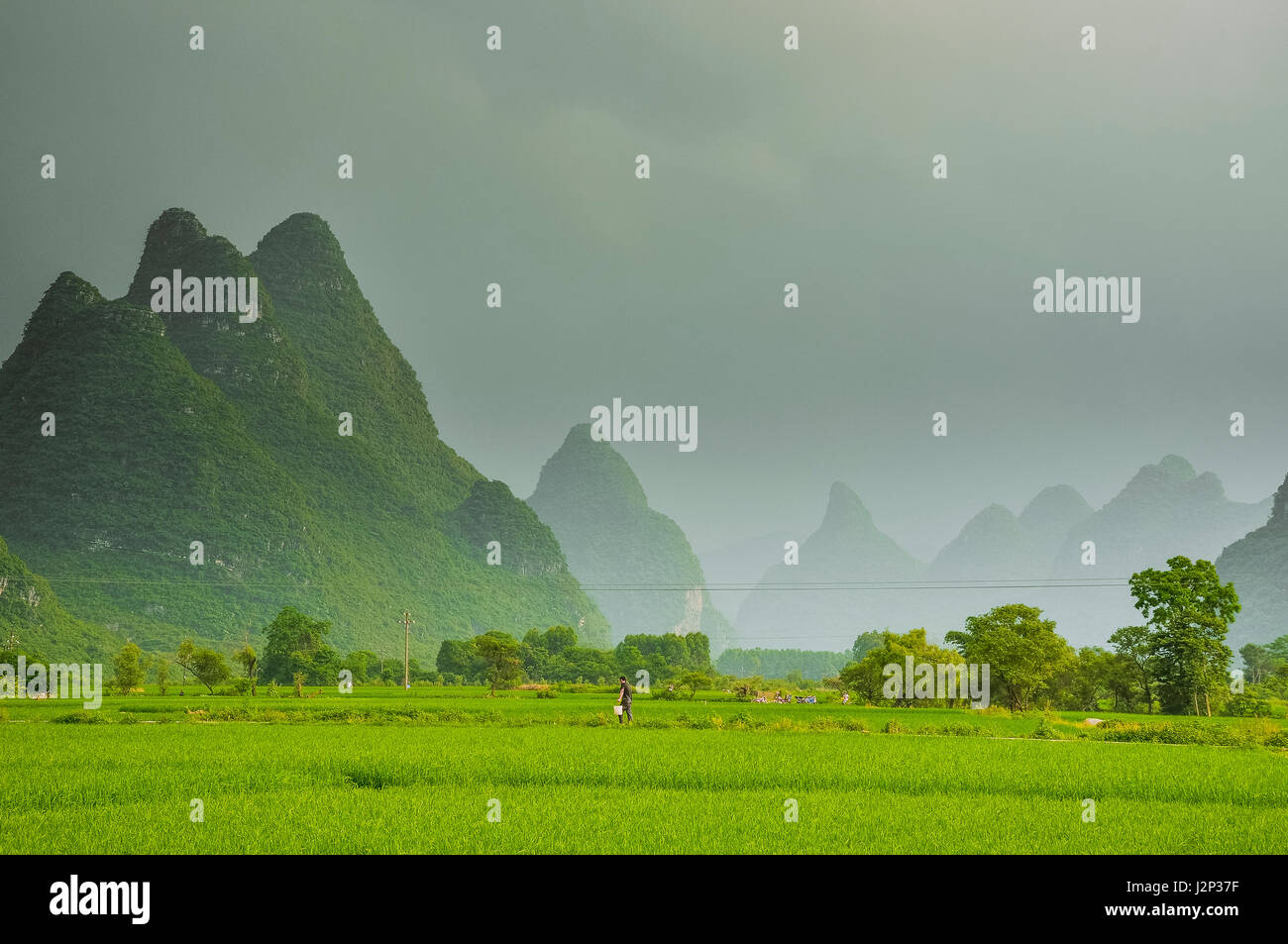 Beautiful countryside scenery in summer Stock Photo - Alamy