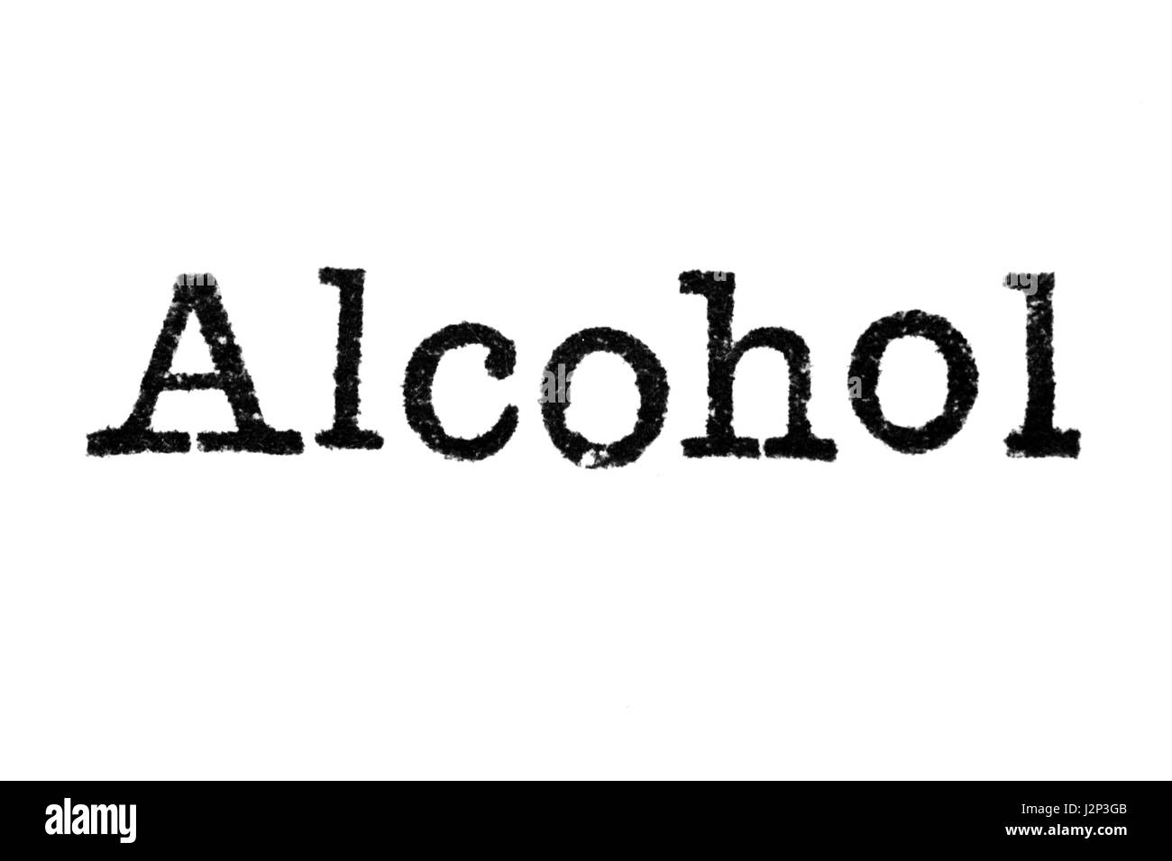 Alcohol word Black and White Stock Photos & Images - Alamy