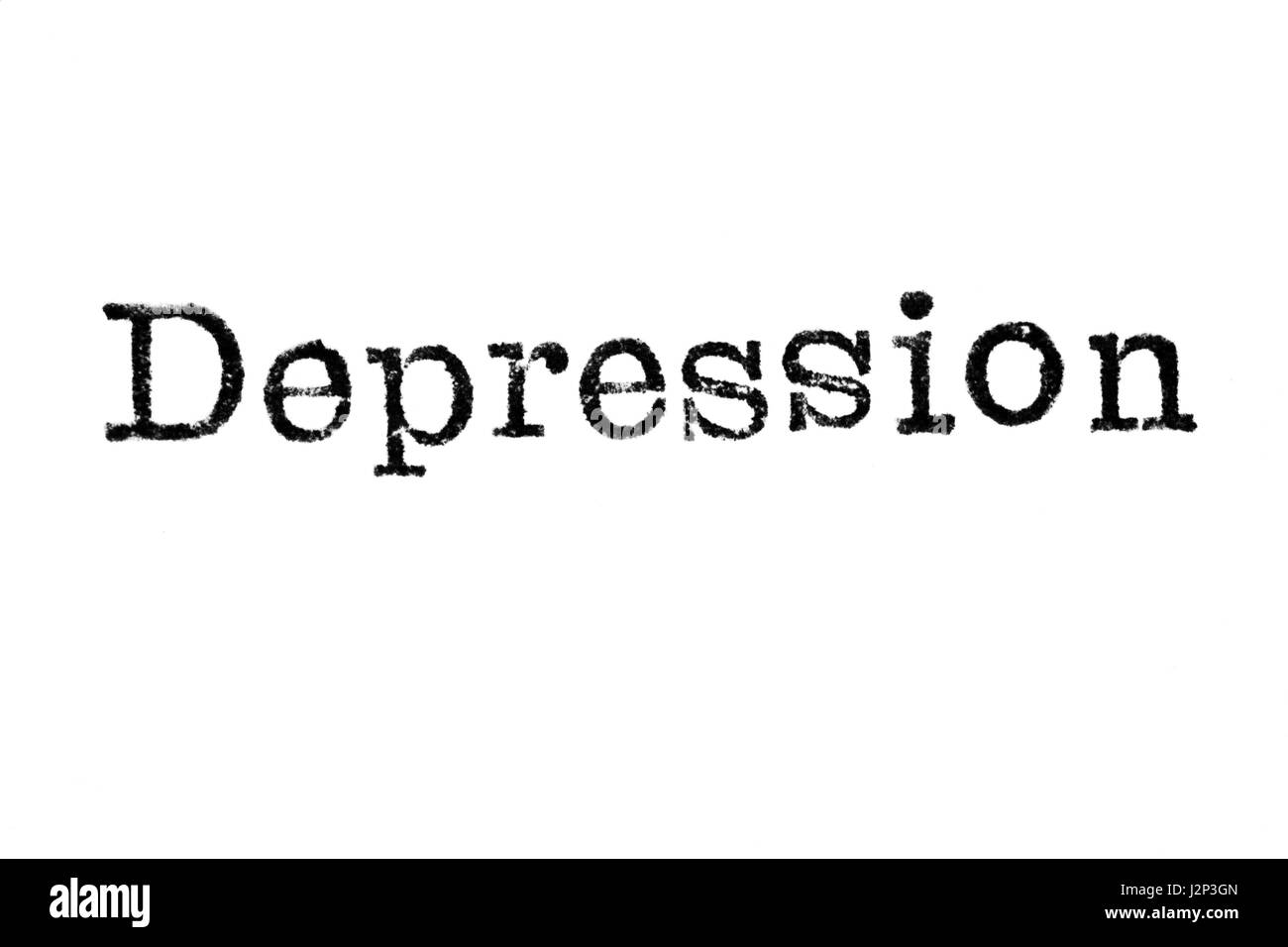 Word depression hi-res stock photography and images - Alamy