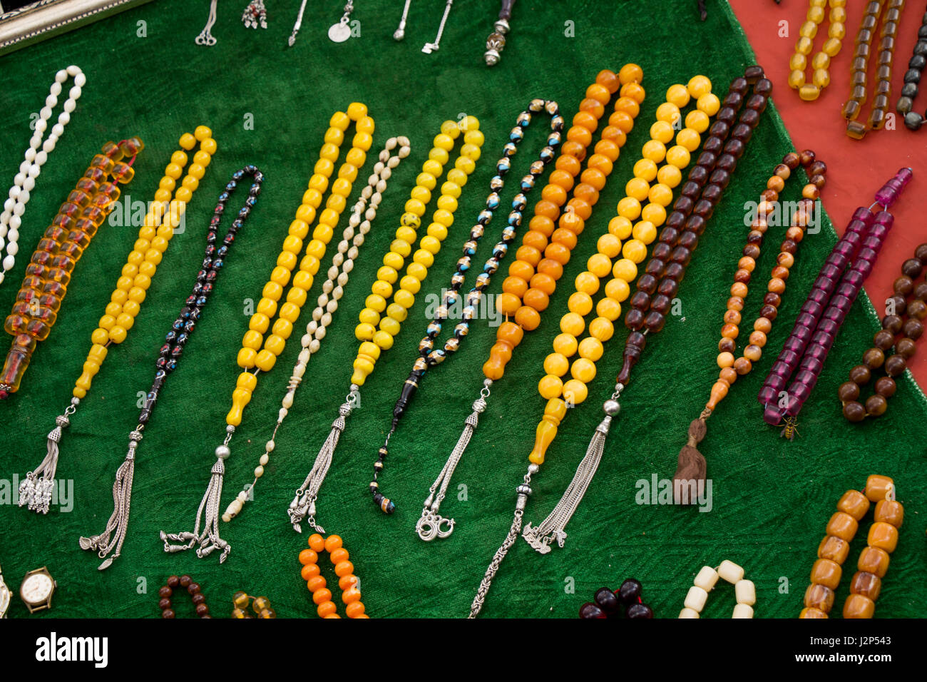 Set of praying beads of various colors Stock Photo - Alamy
