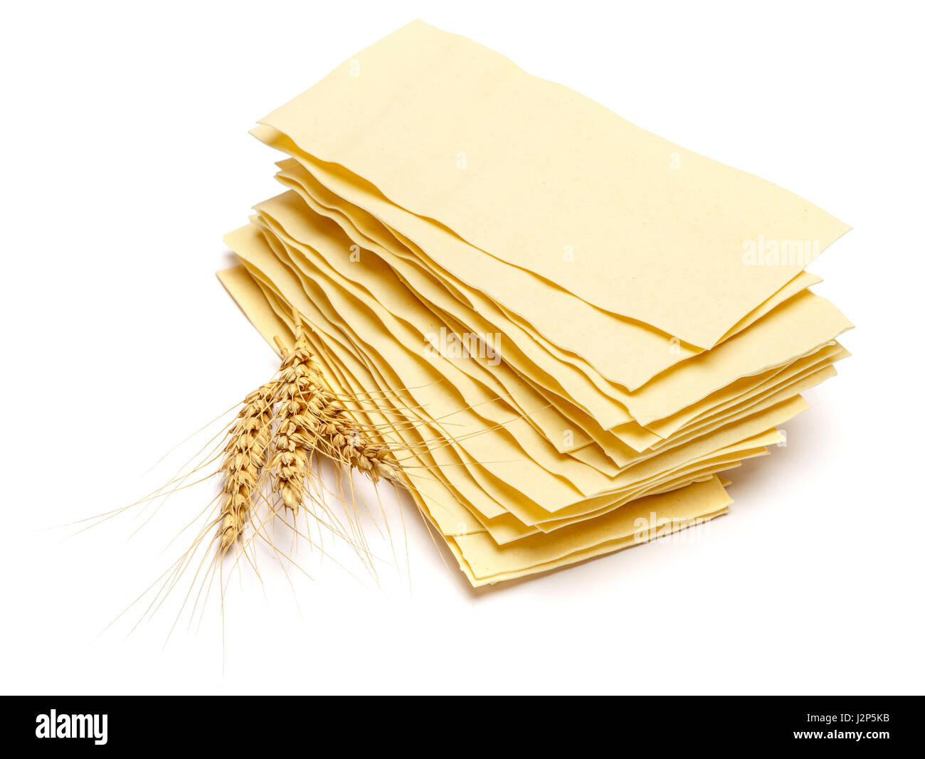 dried uncooked lasagna pasta sheets Stock Photo - Alamy