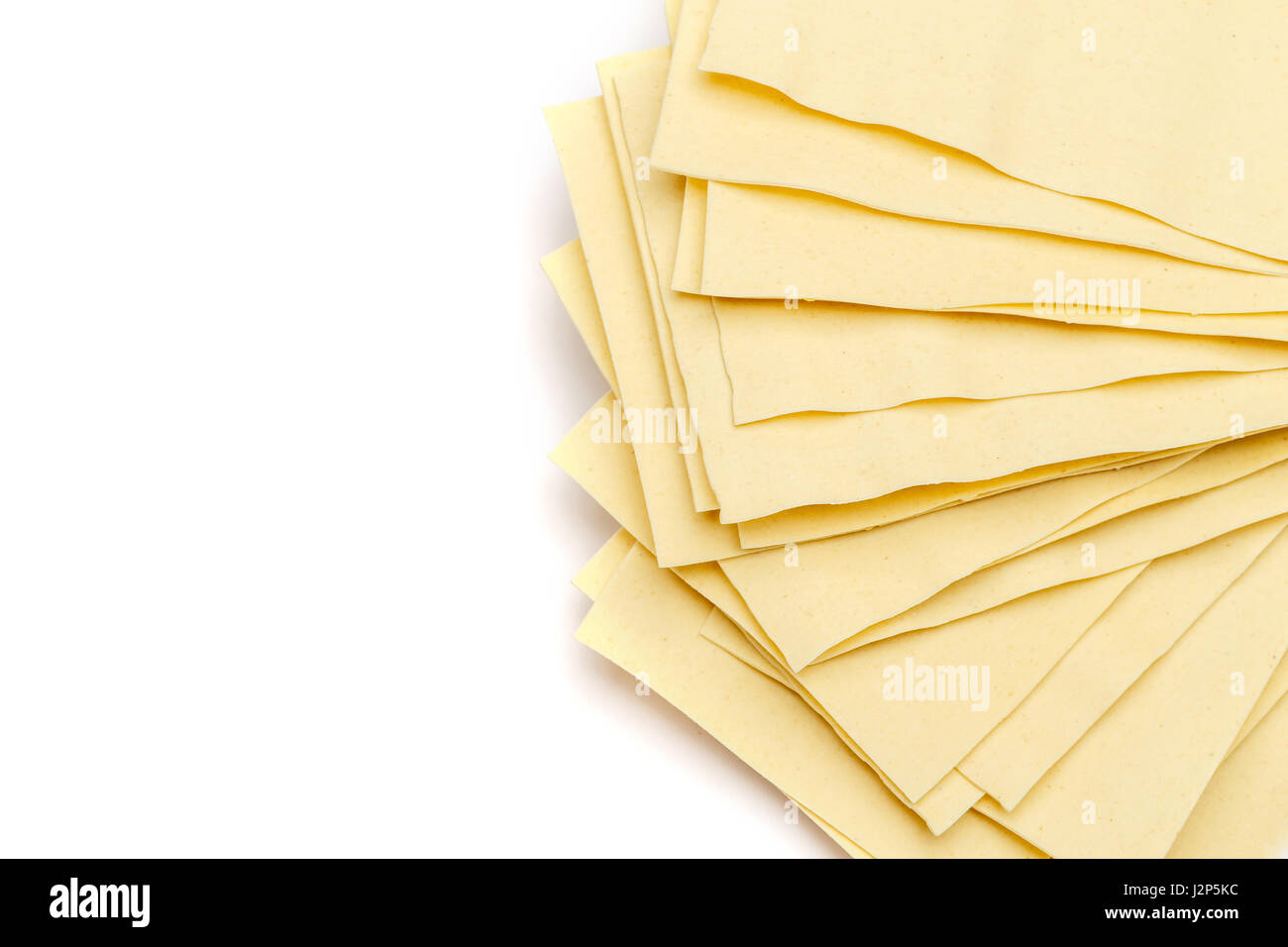 dried uncooked lasagna pasta sheets Stock Photo - Alamy