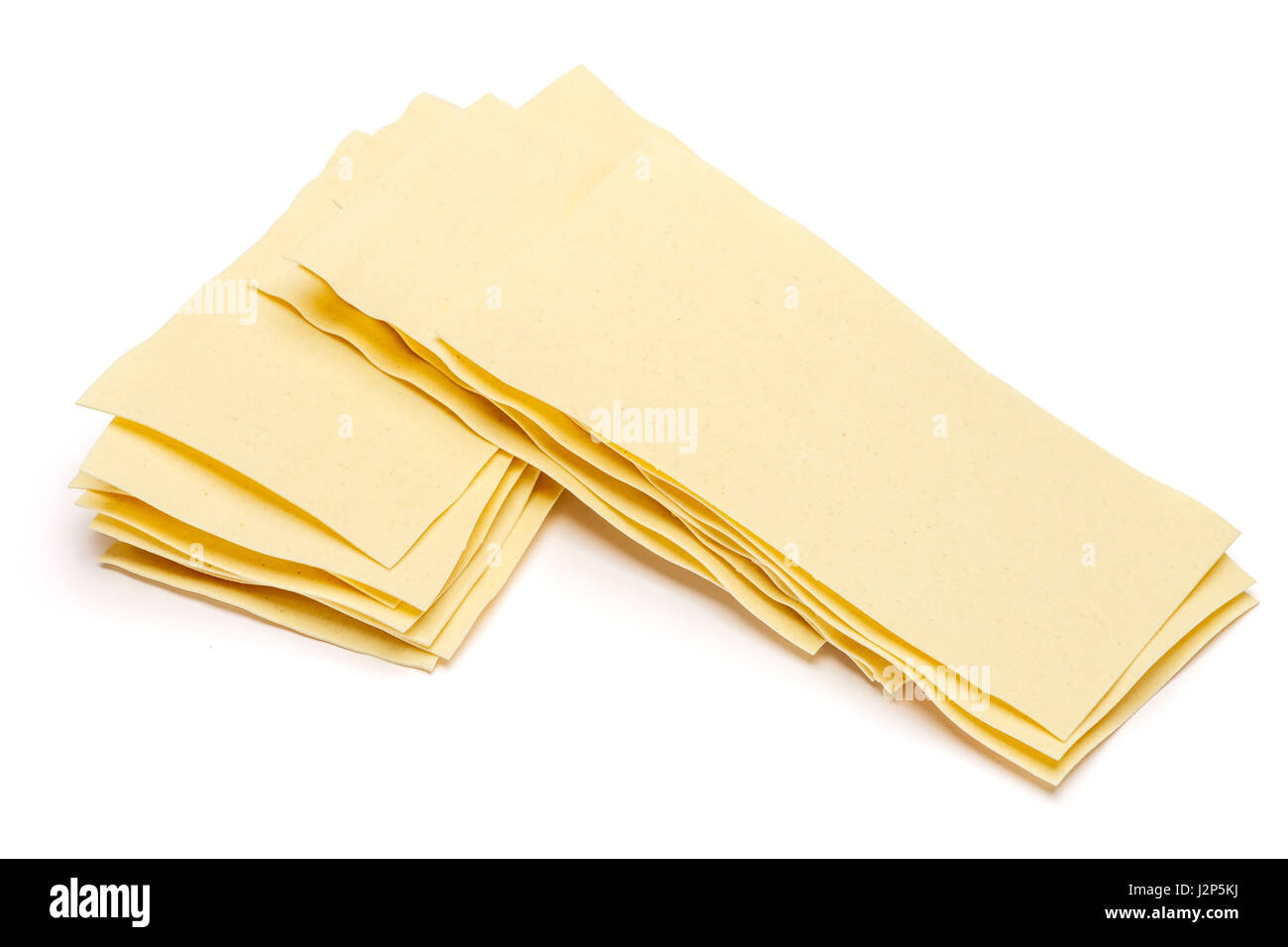 dried uncooked lasagna pasta sheets Stock Photo - Alamy