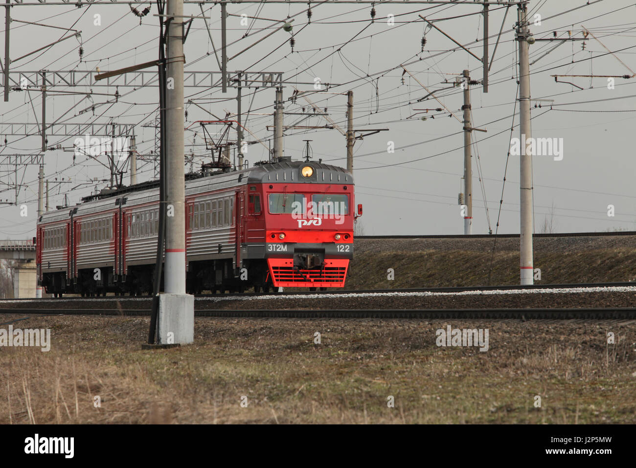 Russian commuter train hi-res stock photography and images - Alamy