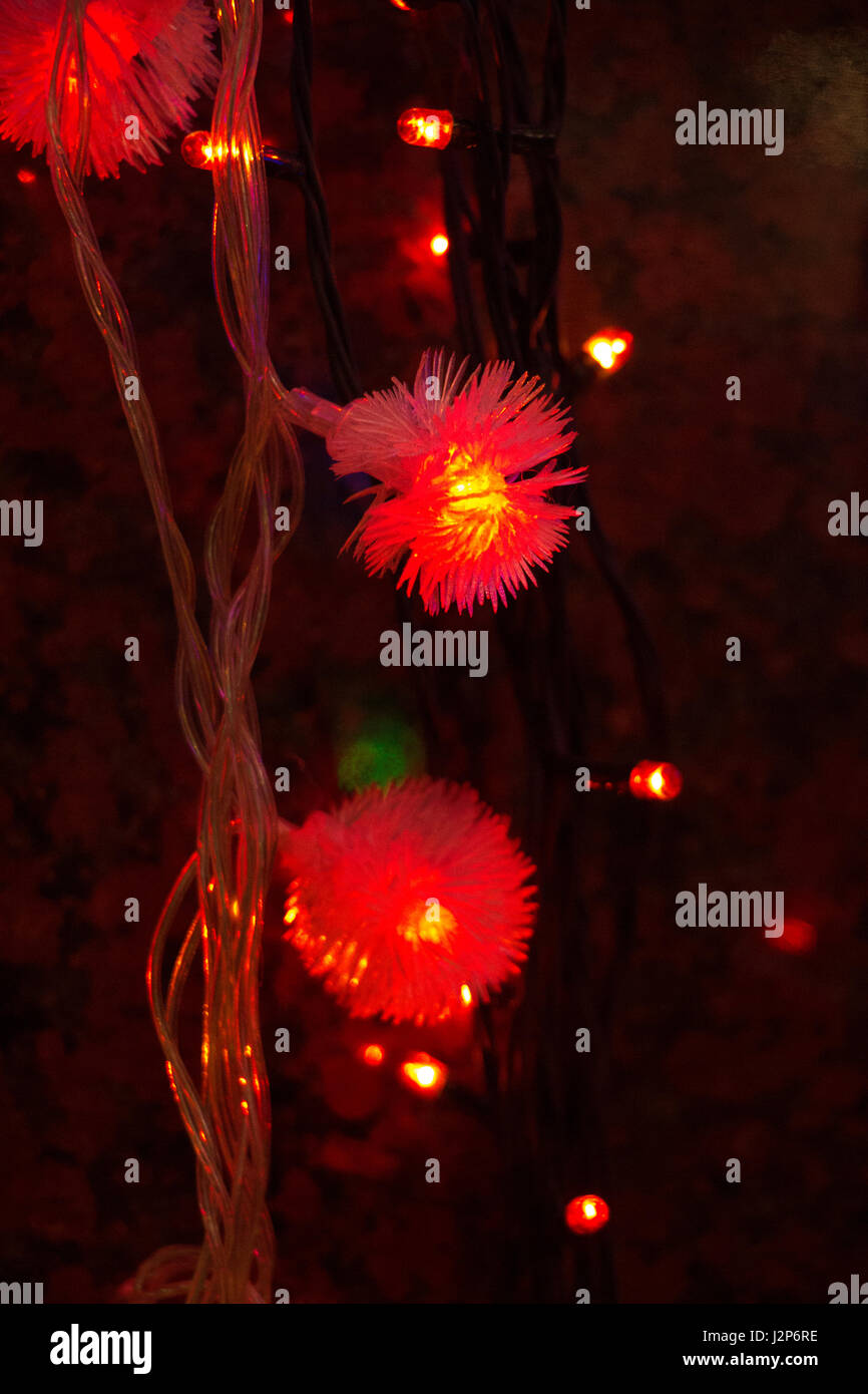 Christmas lights and party lights of a certain type Stock Photo - Alamy