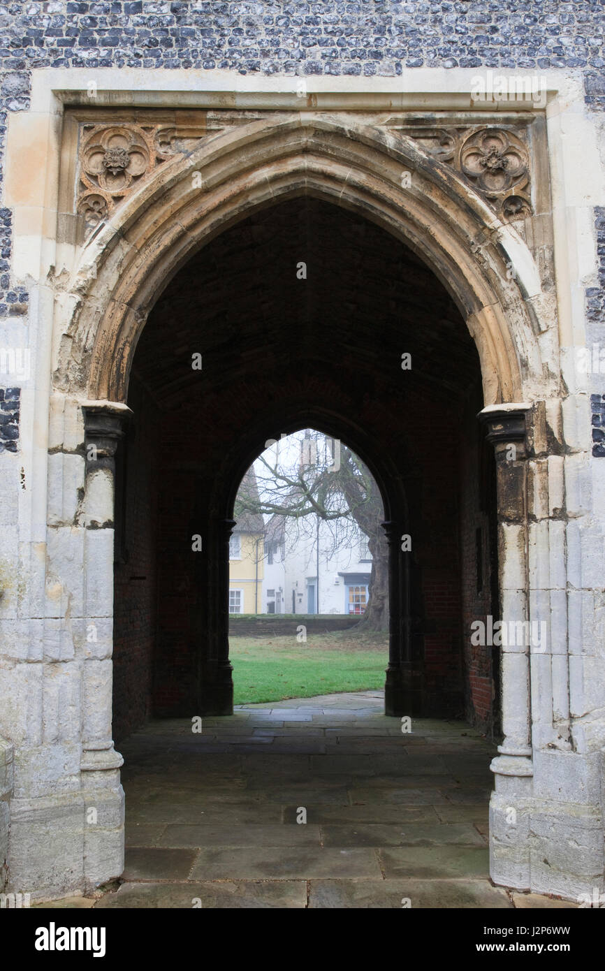 Archway of Dedham Parish Church, Essex, England Stock Photo - Alamy