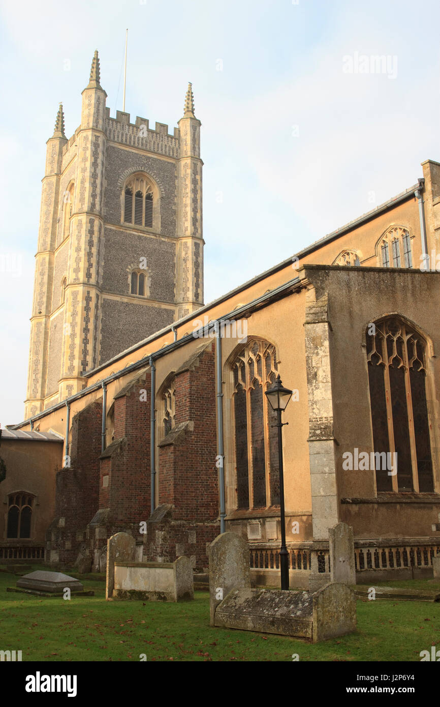 Dedham Parish Church, Essex, England Stock Photo - Alamy
