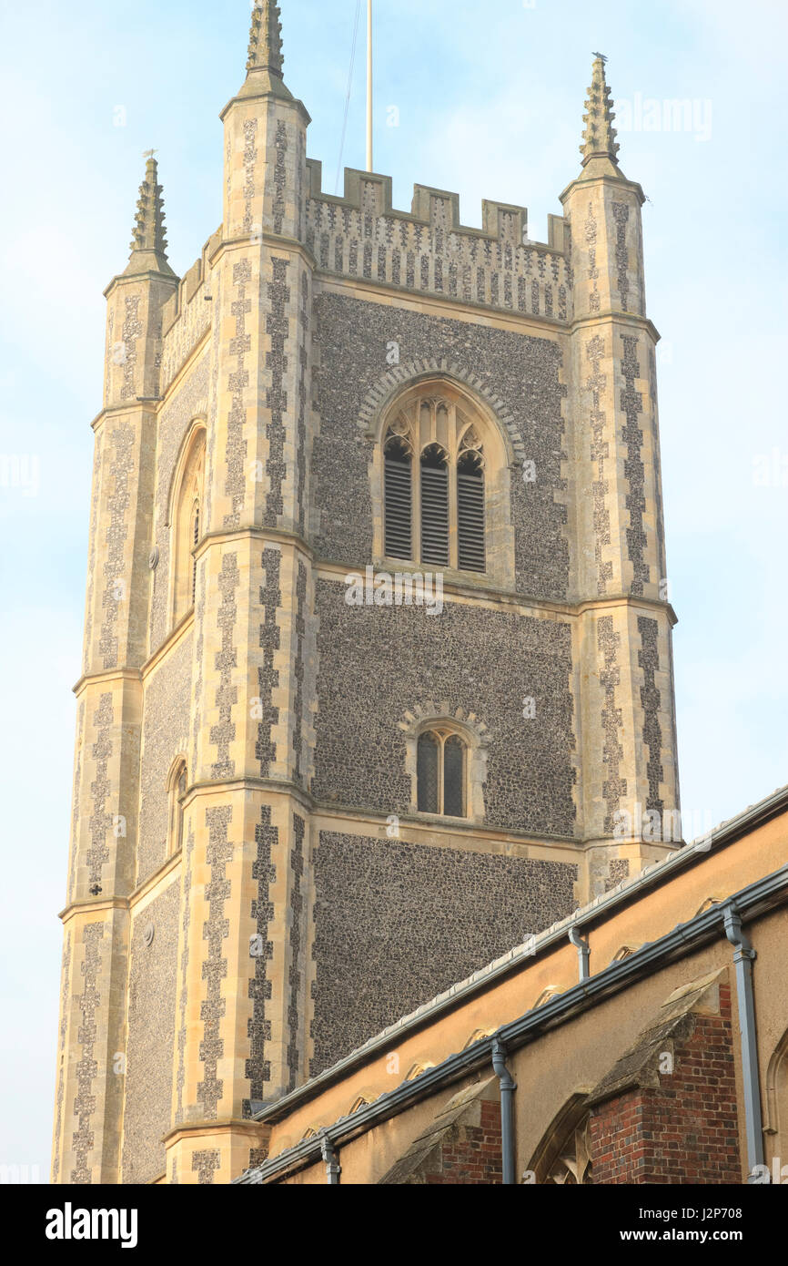 The Tower of Dedham Parish Church, Essex, England Stock Photo - Alamy