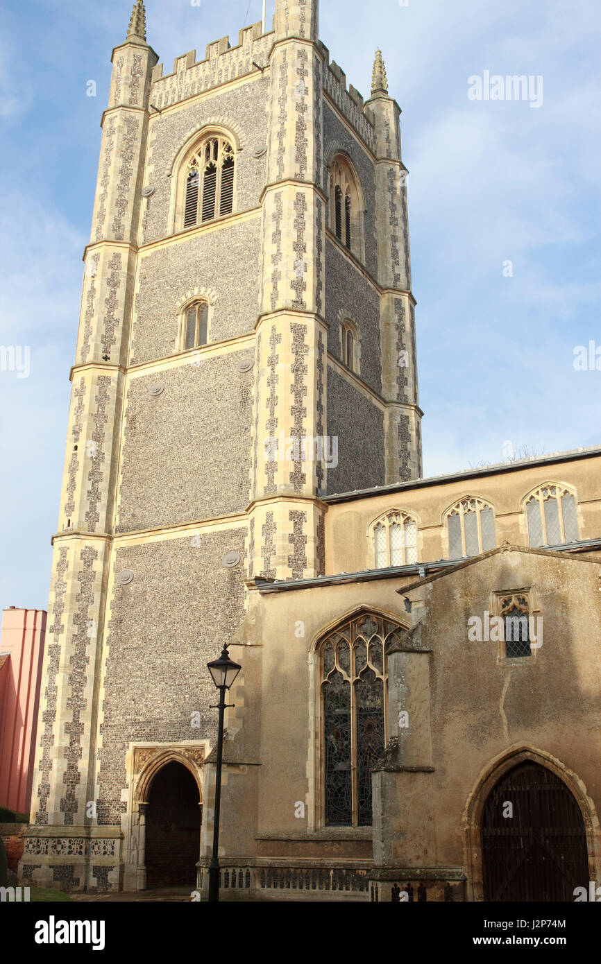 The Tower of Dedham Parish Church, Essex, England Stock Photo - Alamy