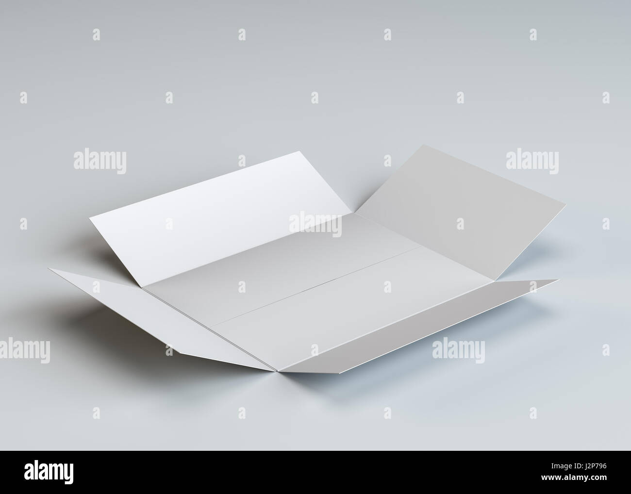 White open blank cardboard box Stock Photo - Alamy