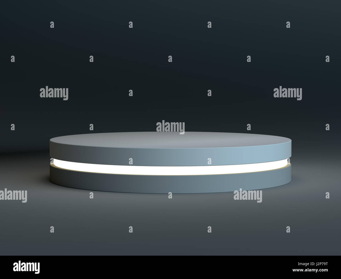 Round stage podium on dark background Stock Photo - Alamy