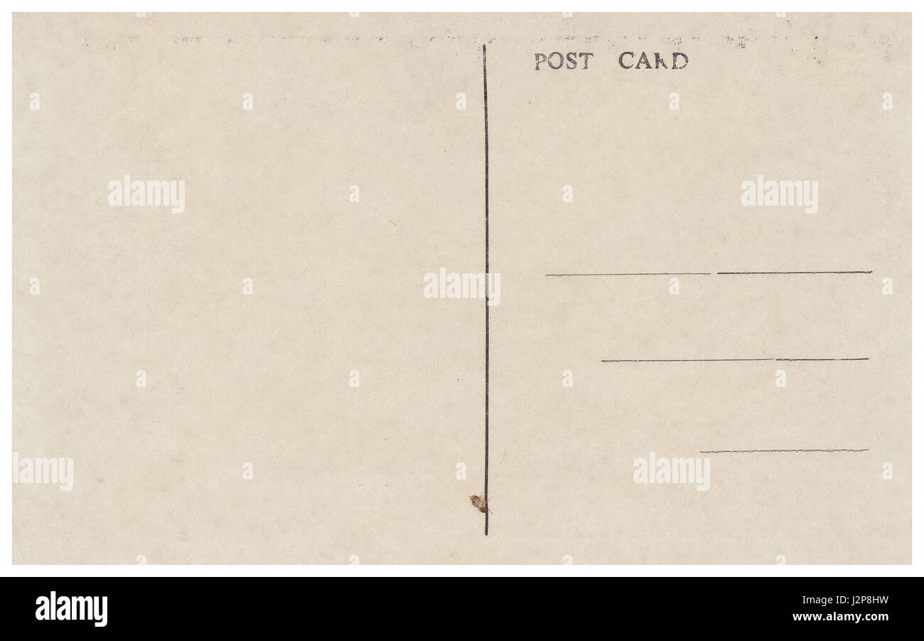 Old paper texture postcards back hi-res stock photography and images ...