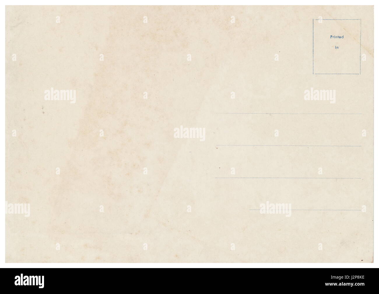 Old paper texture postcards back hi-res stock photography and images ...