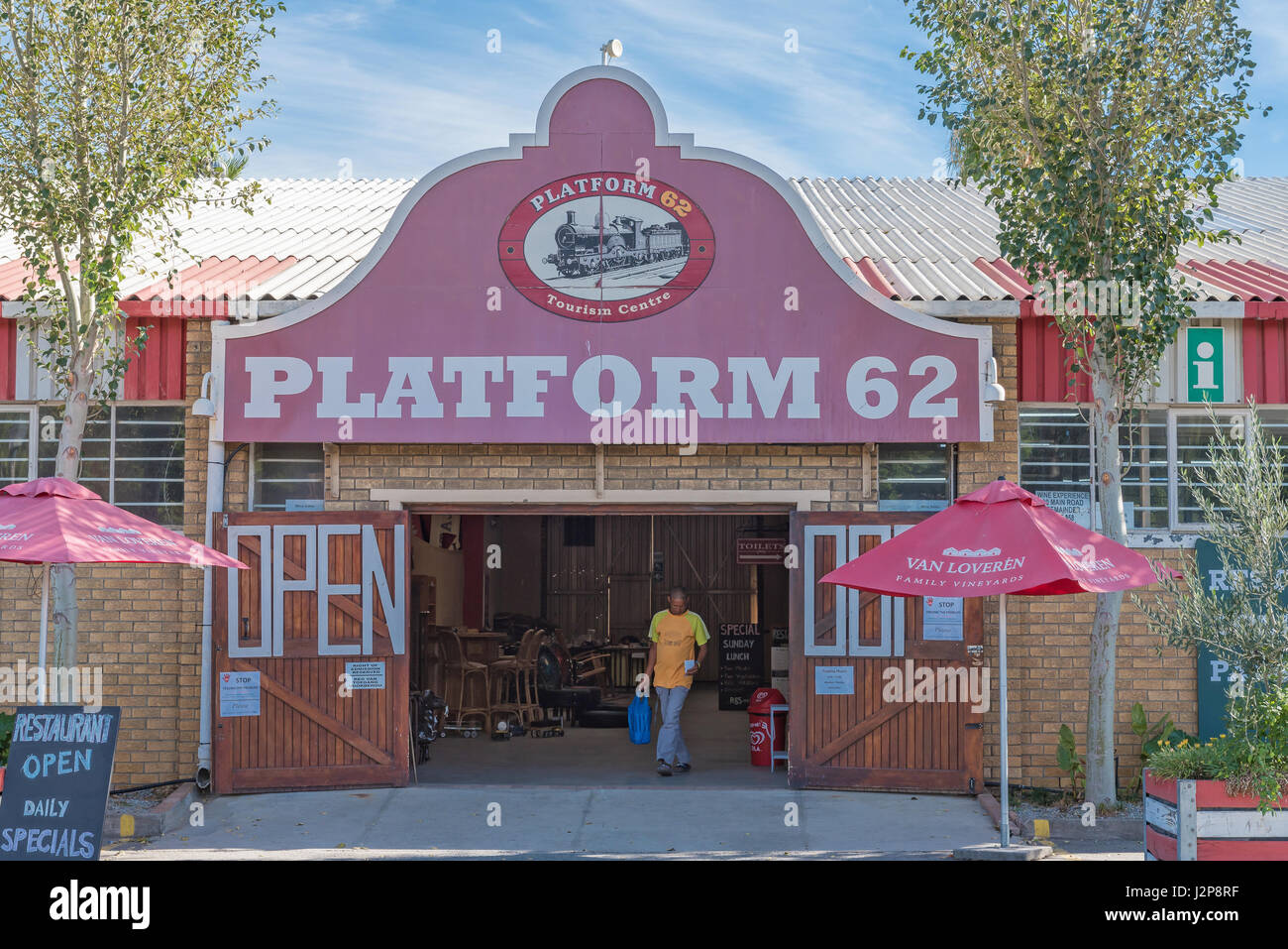 ASHTON, SOUTH AFRICA - MARCH 26, 2017: Platform 62, a road stall in ...