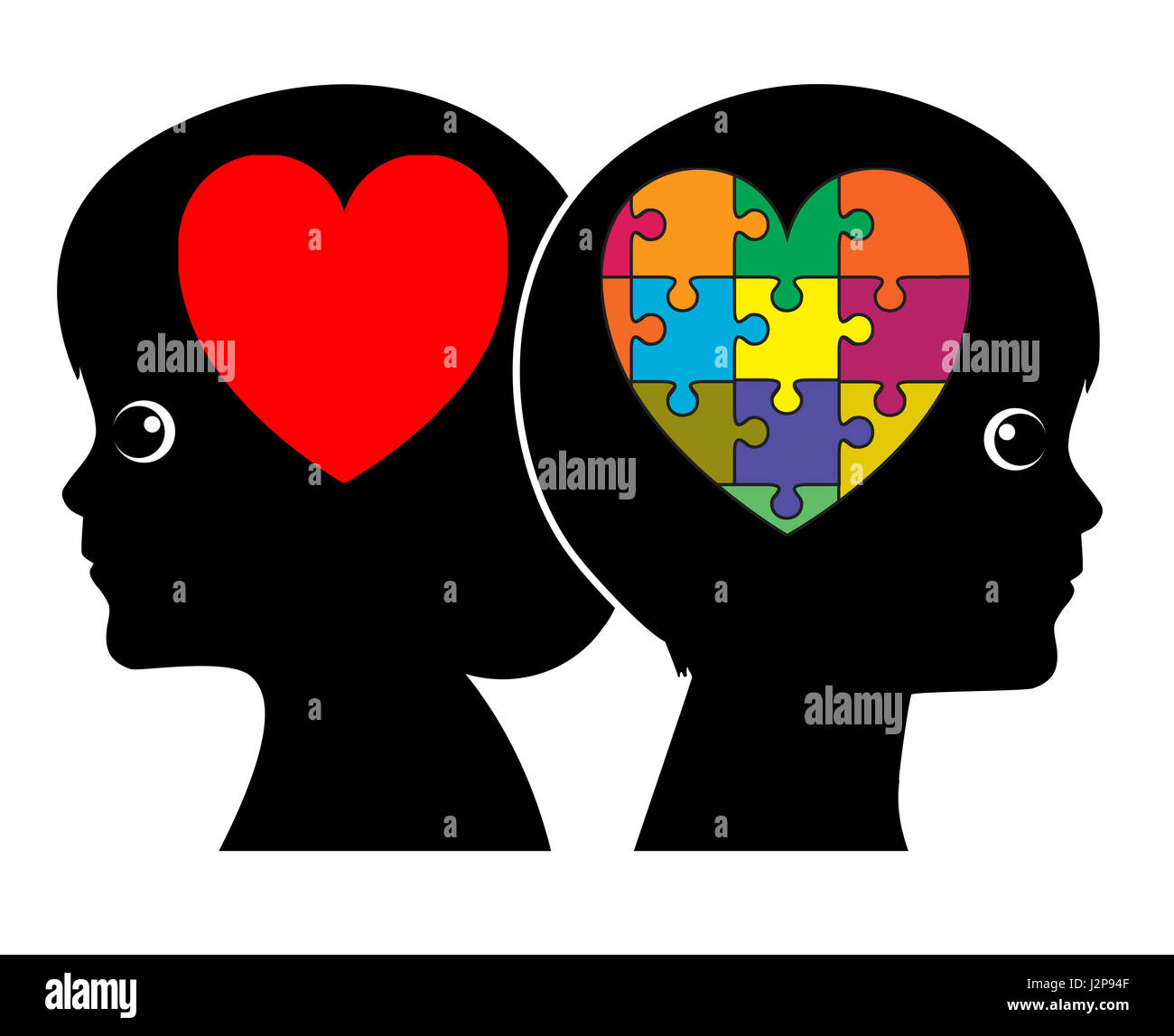 Child shares love one hi-res stock photography and images - Alamy