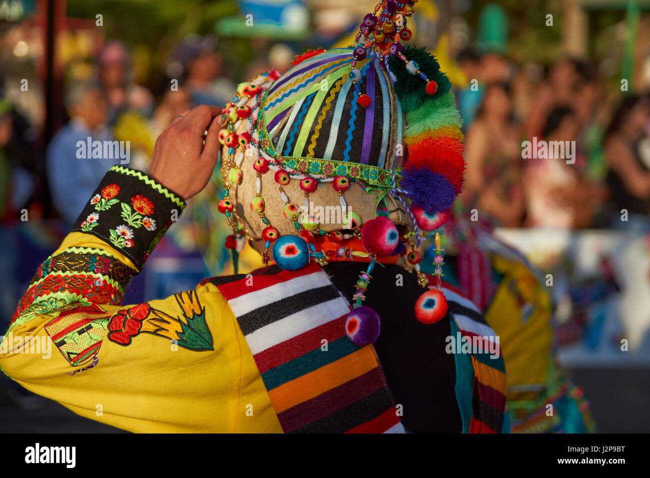 Tinkus Dance Group performing a traditional dance during a street ...