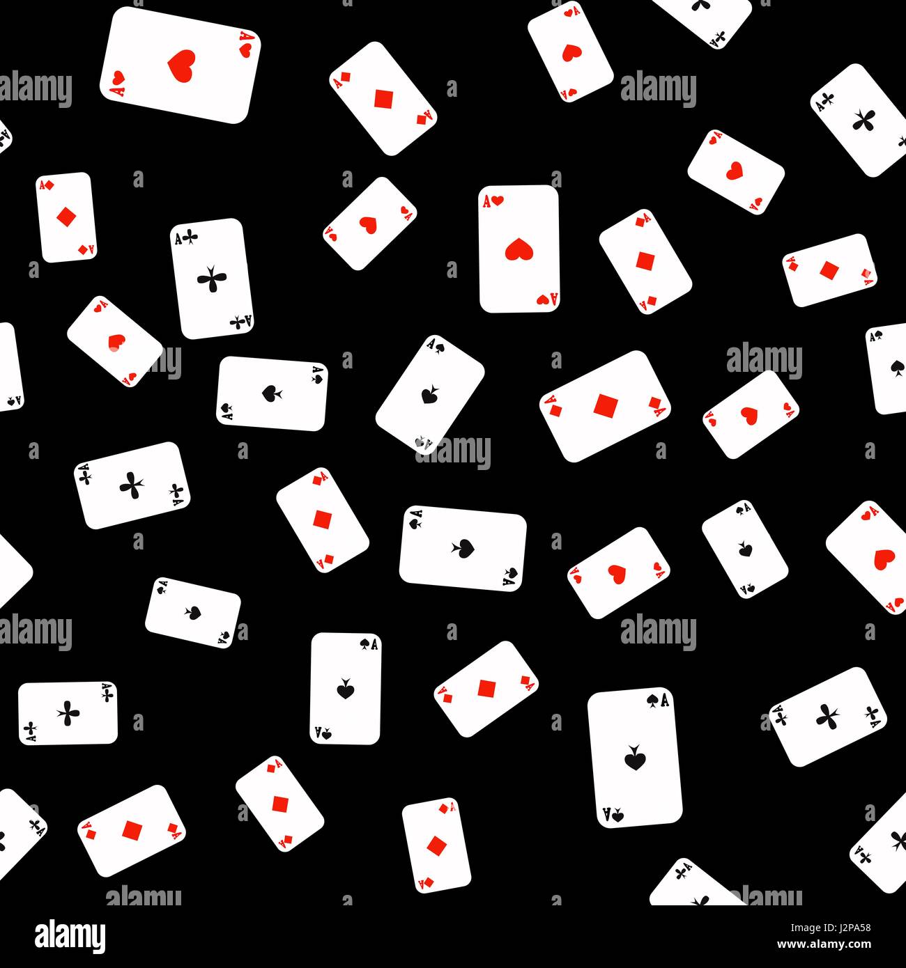 Different Playing Cards Pattern Stock Vector Image & Art - Alamy