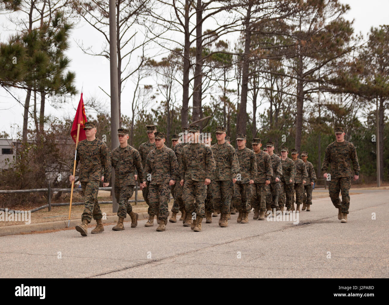 U.S. Marines assigned to Marine Corps Intelligence Schools, Navy and ...