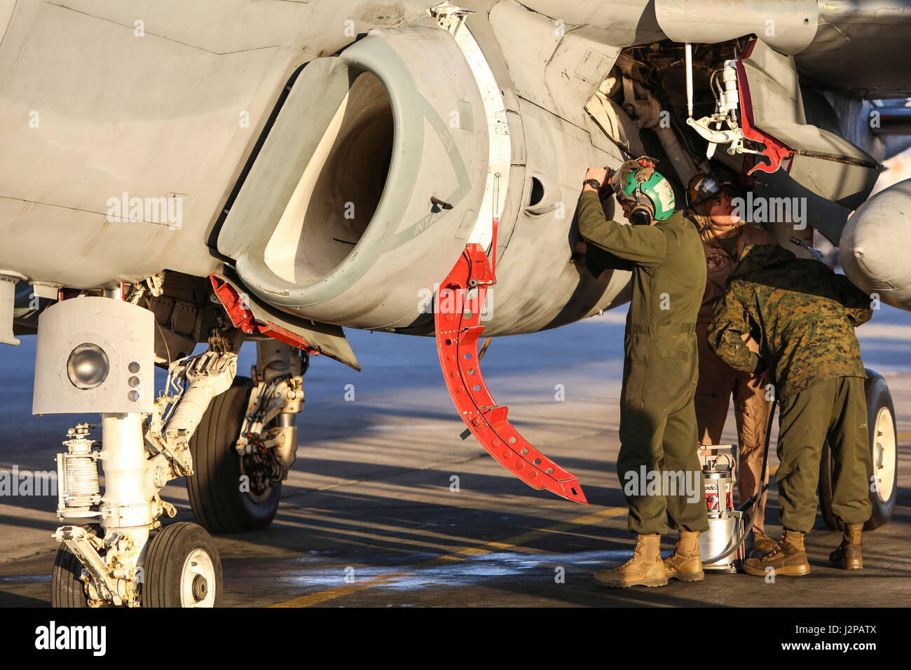 U.S. Marines assigned to Marine Tactical Electronic Warfare Squadron ...