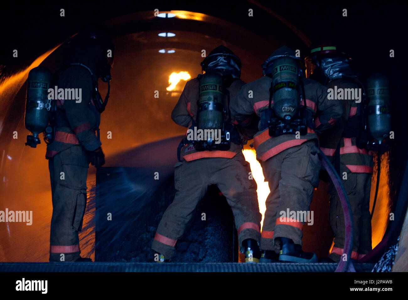 At Joint Air Force Base Goodfellow, Texas, Marines in the Fire ...