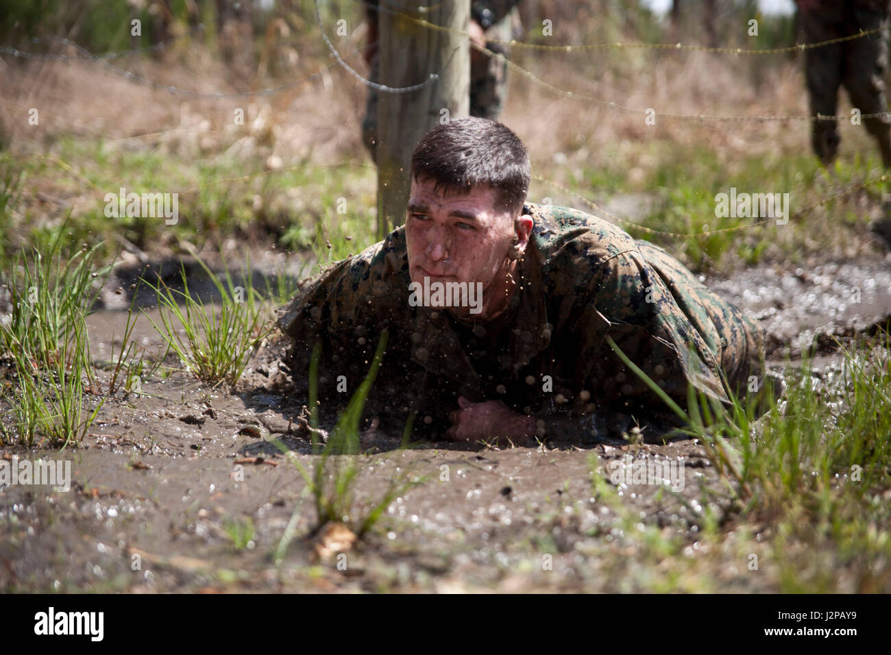 A U.S. Marine assigned to Ground Supply School (GSS), Marine Corps ...