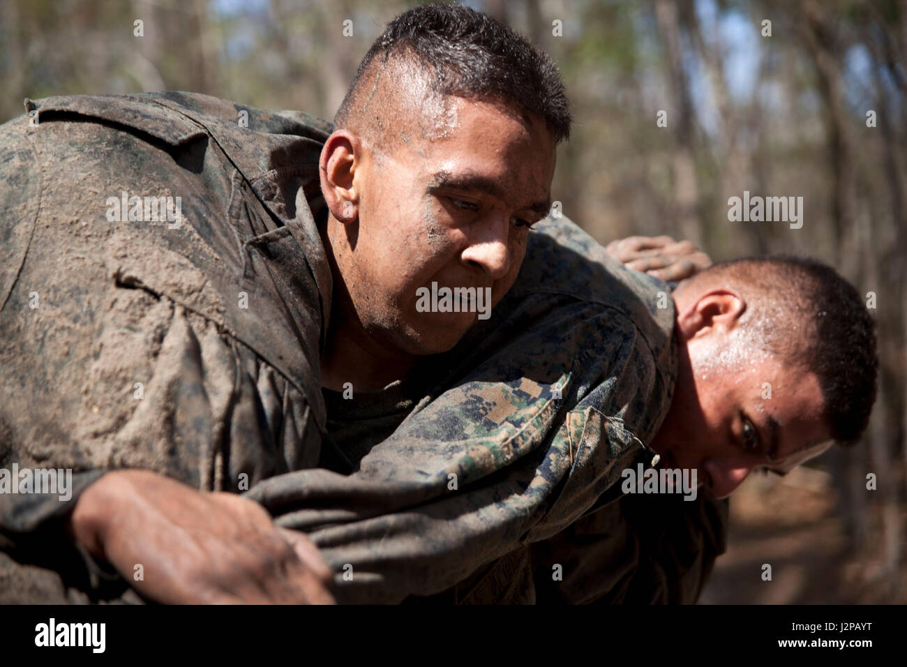 A U.S. Marine assigned to Ground Supply School (GSS), Marine Corps ...