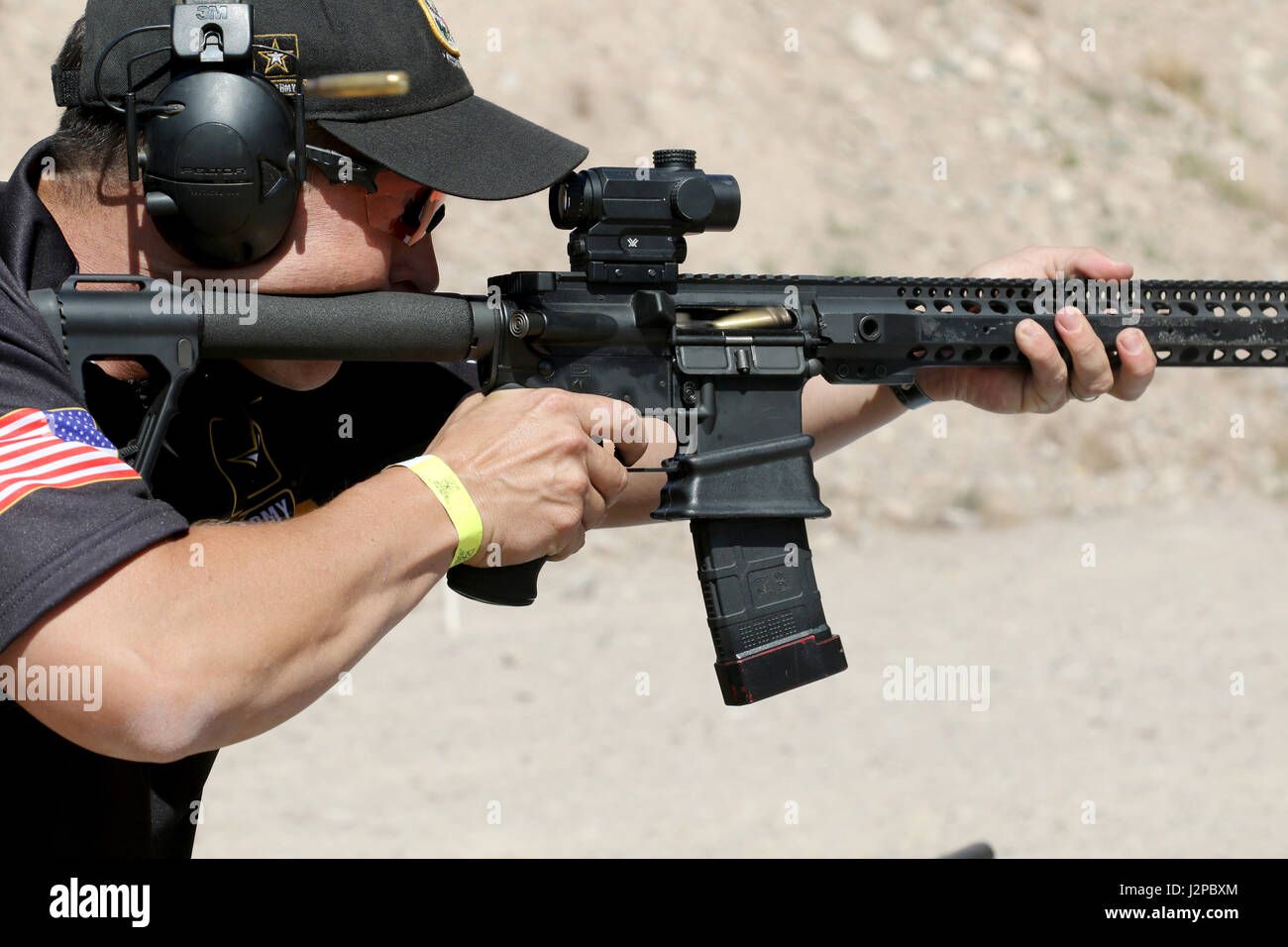 U.S. Army Marksmanship Unit personnel compete in the Multi-Gun ...