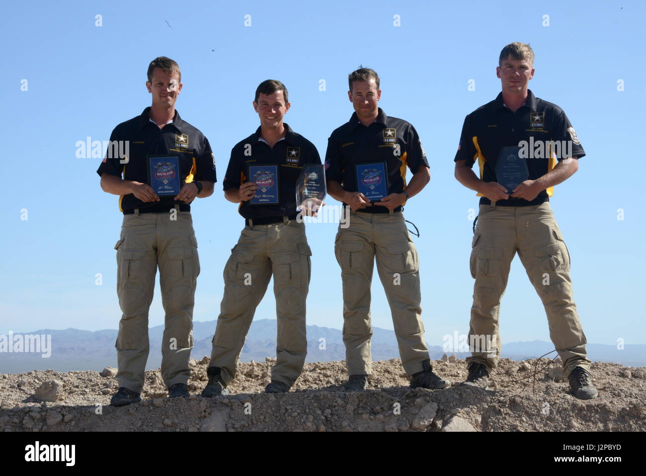 LAS VEGAS, Nev. – The Action Shooting Team members from the U.S. Army ...